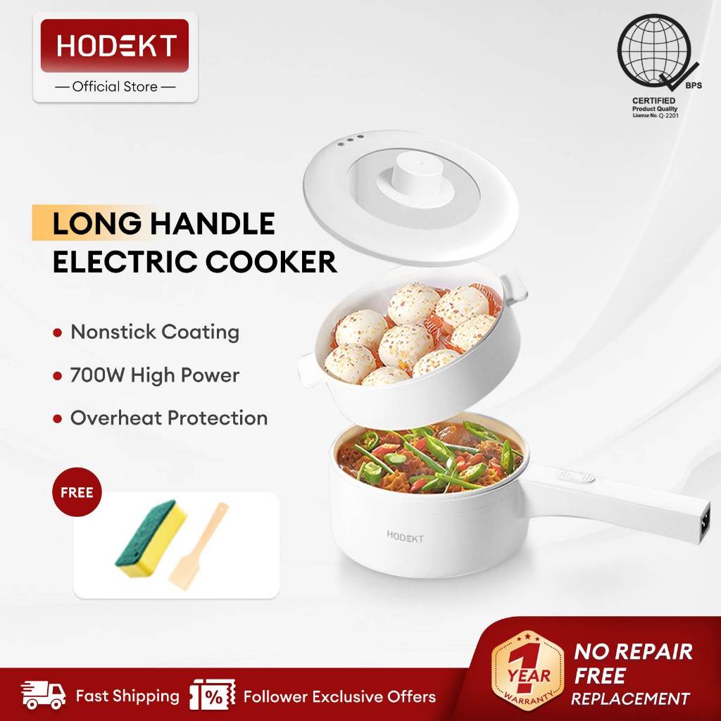 HODEKT 2L Multifunctional Electric Cooker With Steamer Double Layer ...