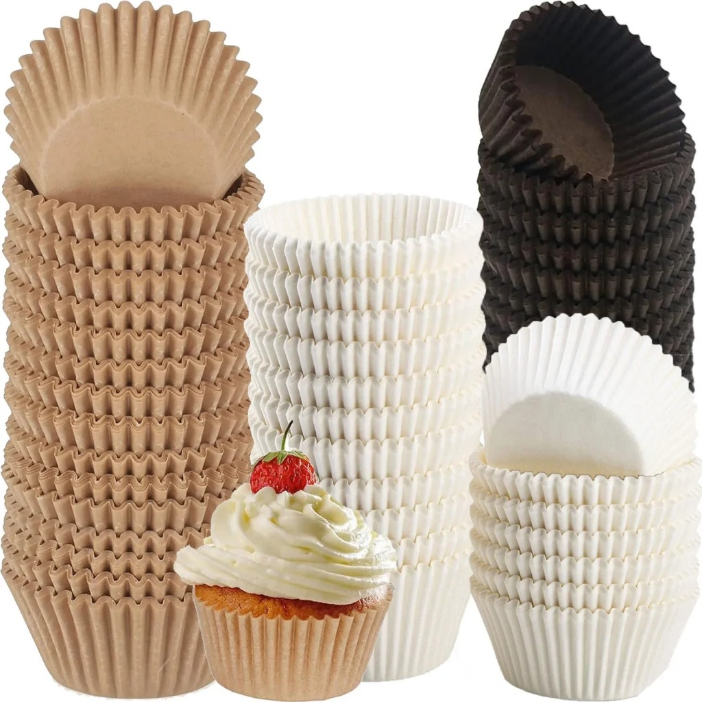 200pcs 3Oz Mini Cupcake Liners Tulip Muffin Liner Cake Paper Cups ...