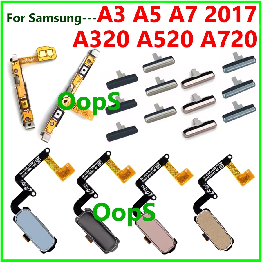 Power button flex For Samsung Galaxy A3 A5 A7 2017 A320 A520 A720 Phone ...
