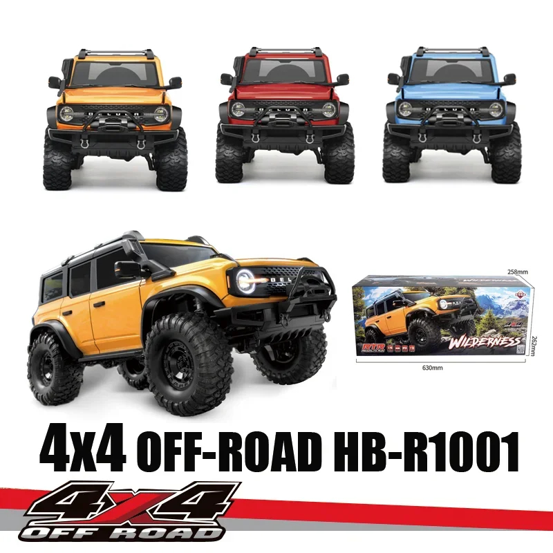 HB toys R1001 R1002 New Upgraded Bronc 1/10 4WD RTR RC Electric capstan ...