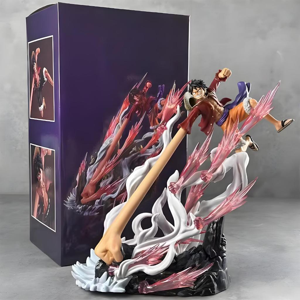 One Piece GK Battle Scene Luffy Rubber Fruit Machine Gun Luffy Anime ...