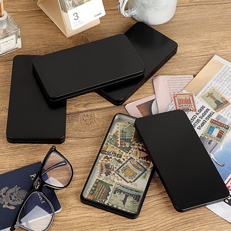 [YWBX]Storage Box, Tinplate Cash Box, Metal Box For Hiding Private ...