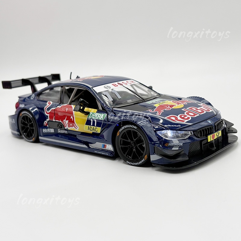 1:24 Diecast Metal Racing Car Model Toy BMW M4 Miniature Replica With ...