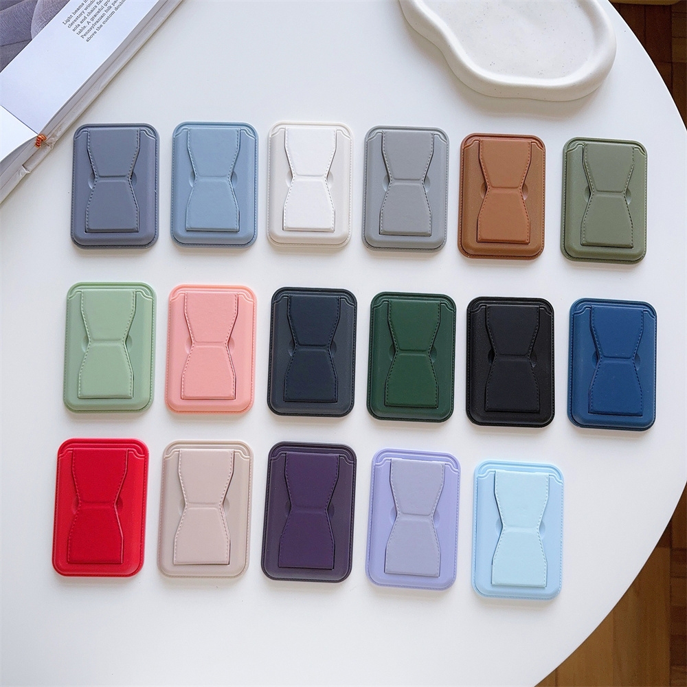 Universal Push-Pull Phone Wallet Card Slots Holder Multi-Function Purse ...