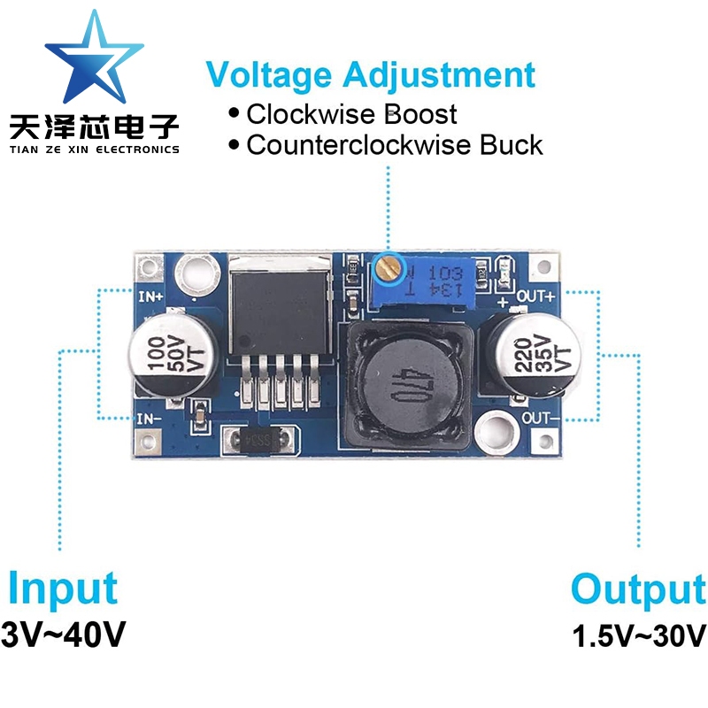 LM2596 DC-DC Step-Down DC Buck Converter Step-Down Power Supply Module LM-2596 | Shopee Philippines