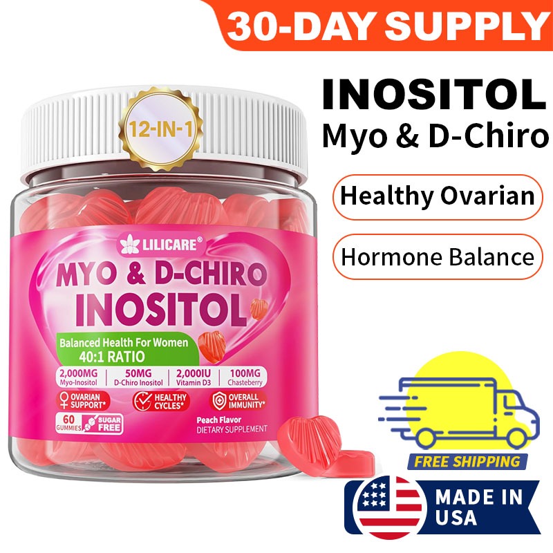 [COD]Lilicare 0 Sugar Myo & D-Chiro Inositol Gummies for Hormone ...