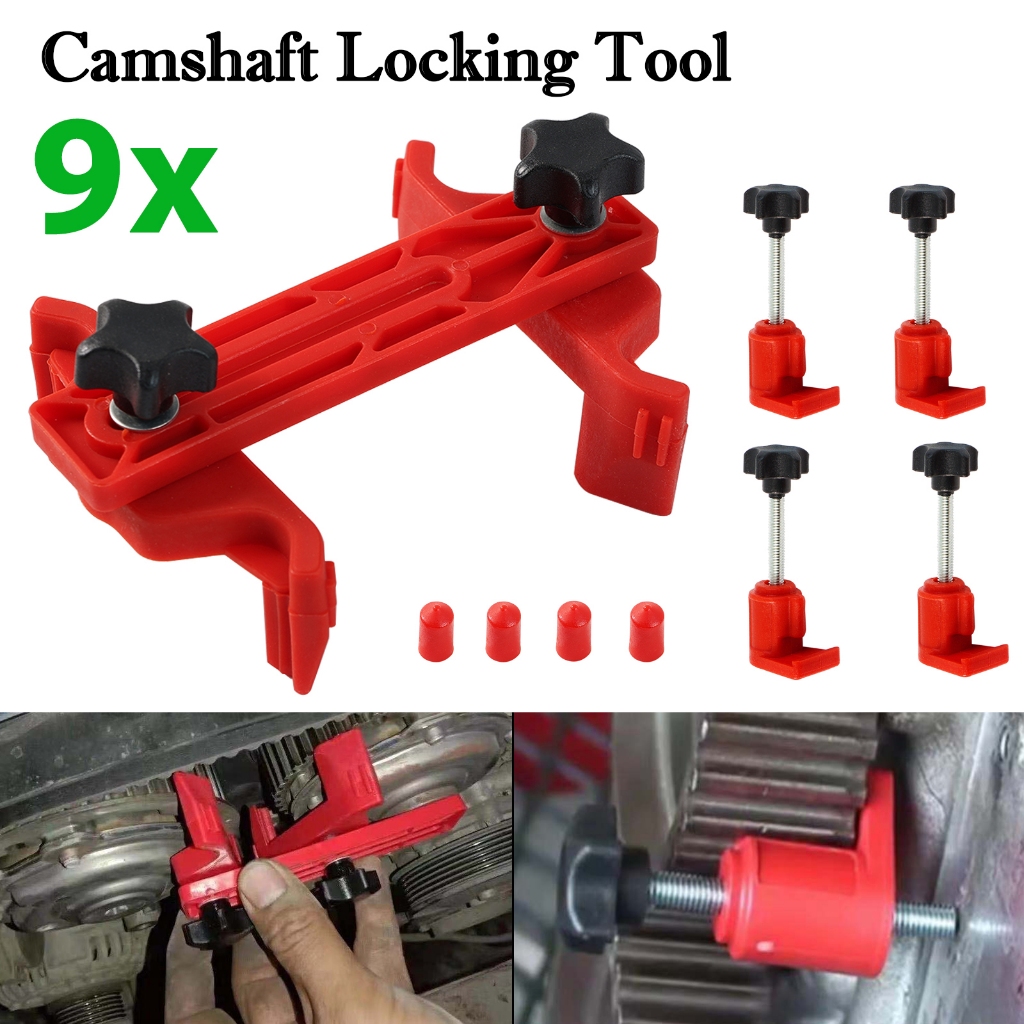 9Pcs Universal Camshaft lock Tool Cam Camshaft Lock Holder Car Engine Cam Timing Locking ...