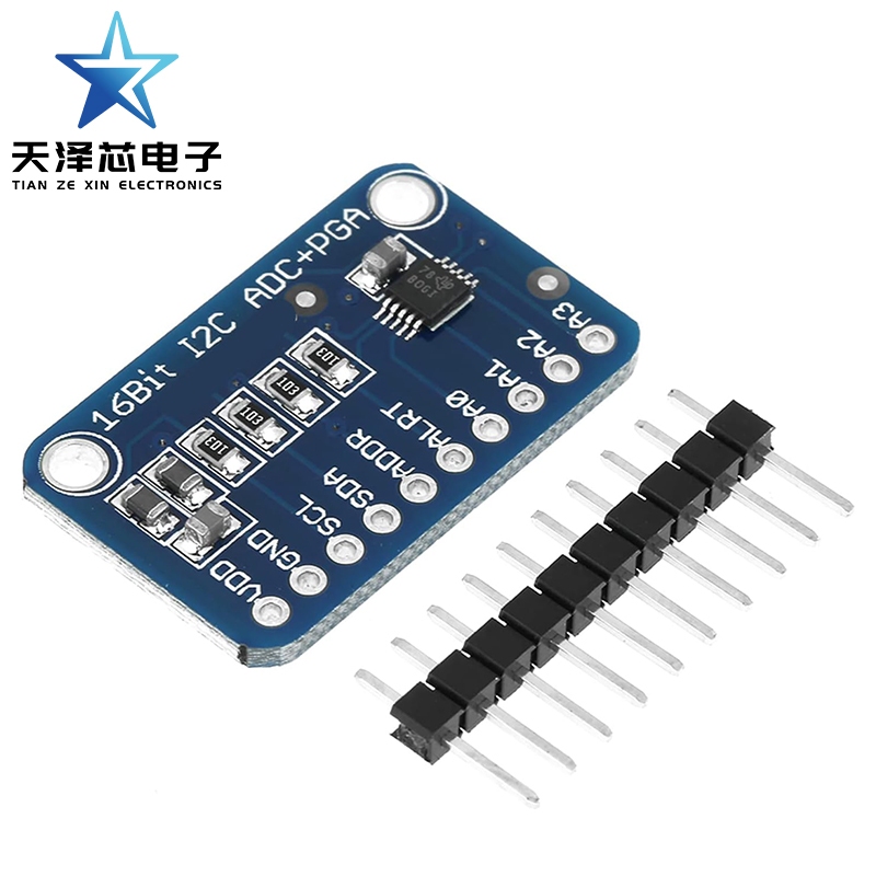 ADS1115 ultra-small 16-bit precision analog-to-digital converter ADC ...