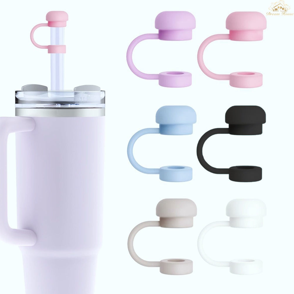 Straw Topper Cap For Stanley Tumbler Reusable Silicone Drinking Straw ...