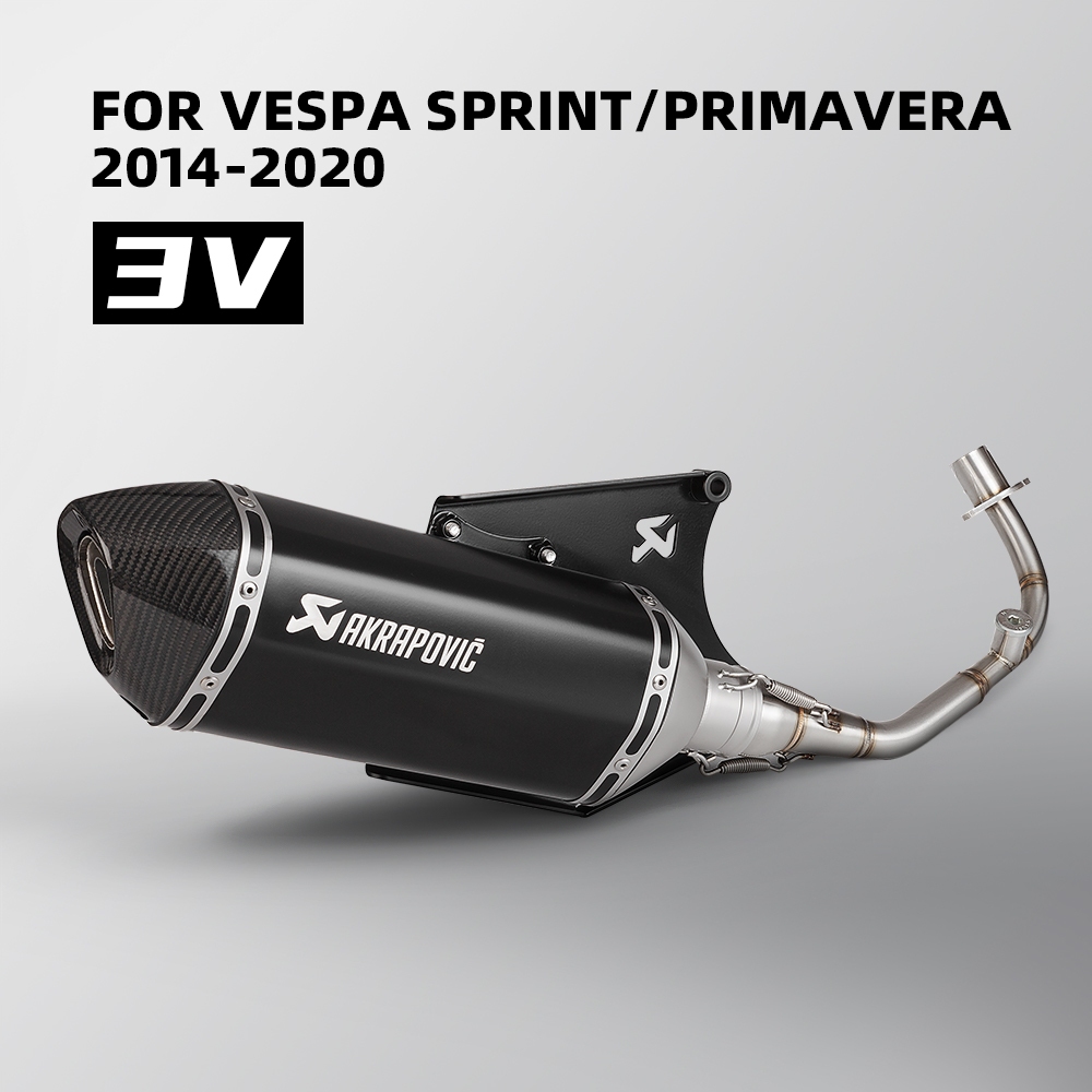 Akrapovic Racing Line full exhaust system for Vespa Primavera 3v Sprint ...