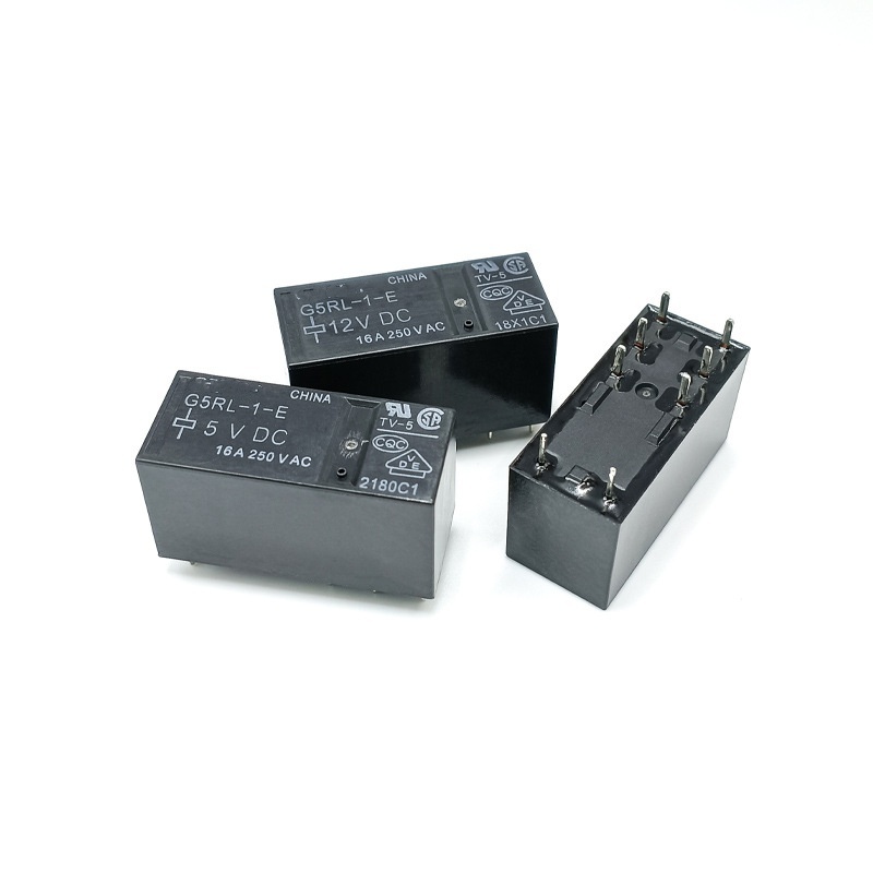 Mini Relay G5RL-1-E 5 12 24VDC One Set Conversion 16A 8 Pin Small Relay ...