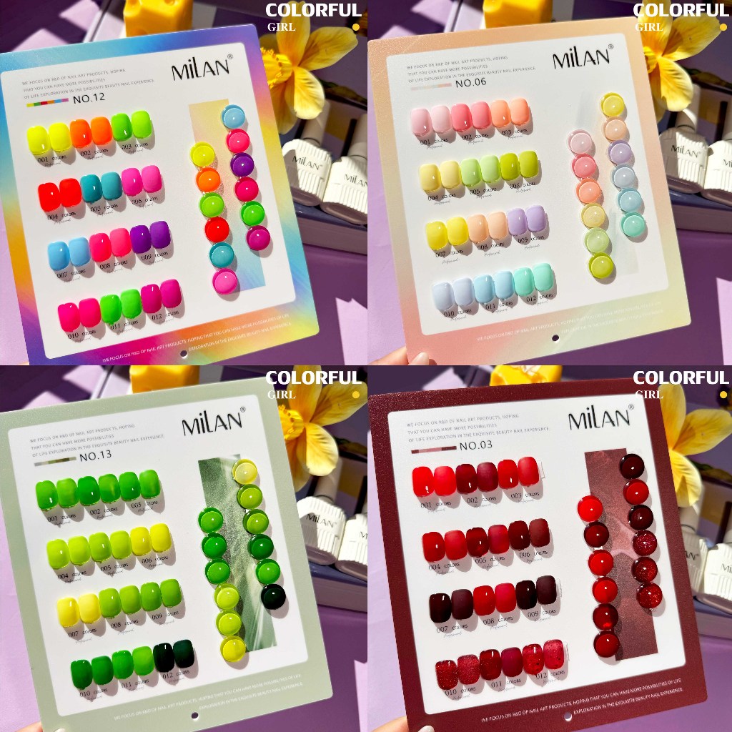 Milan New Gel Polish New arrival – 12 pastel colors, ready to ship ...
