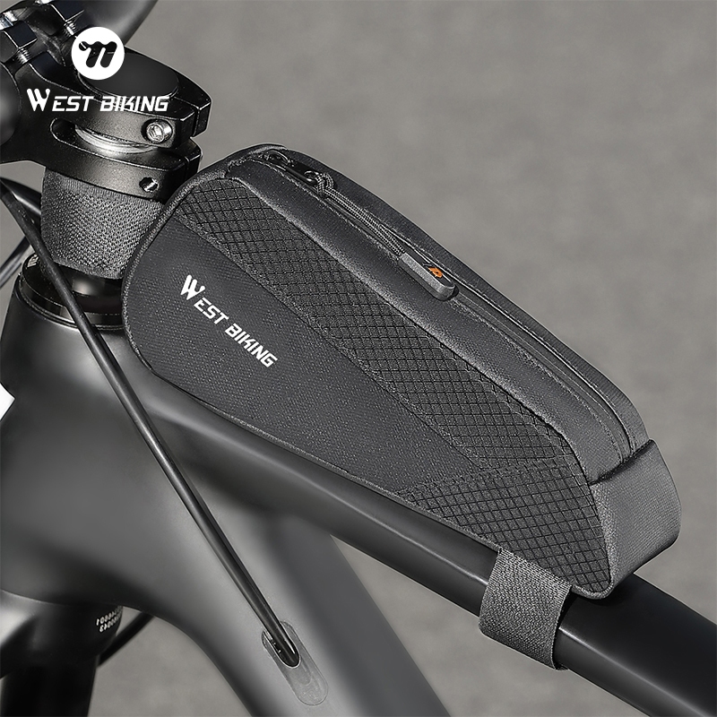 WEST BIKING Portable Bike Front Frame Bag Llightweight Mini Top Tube ...