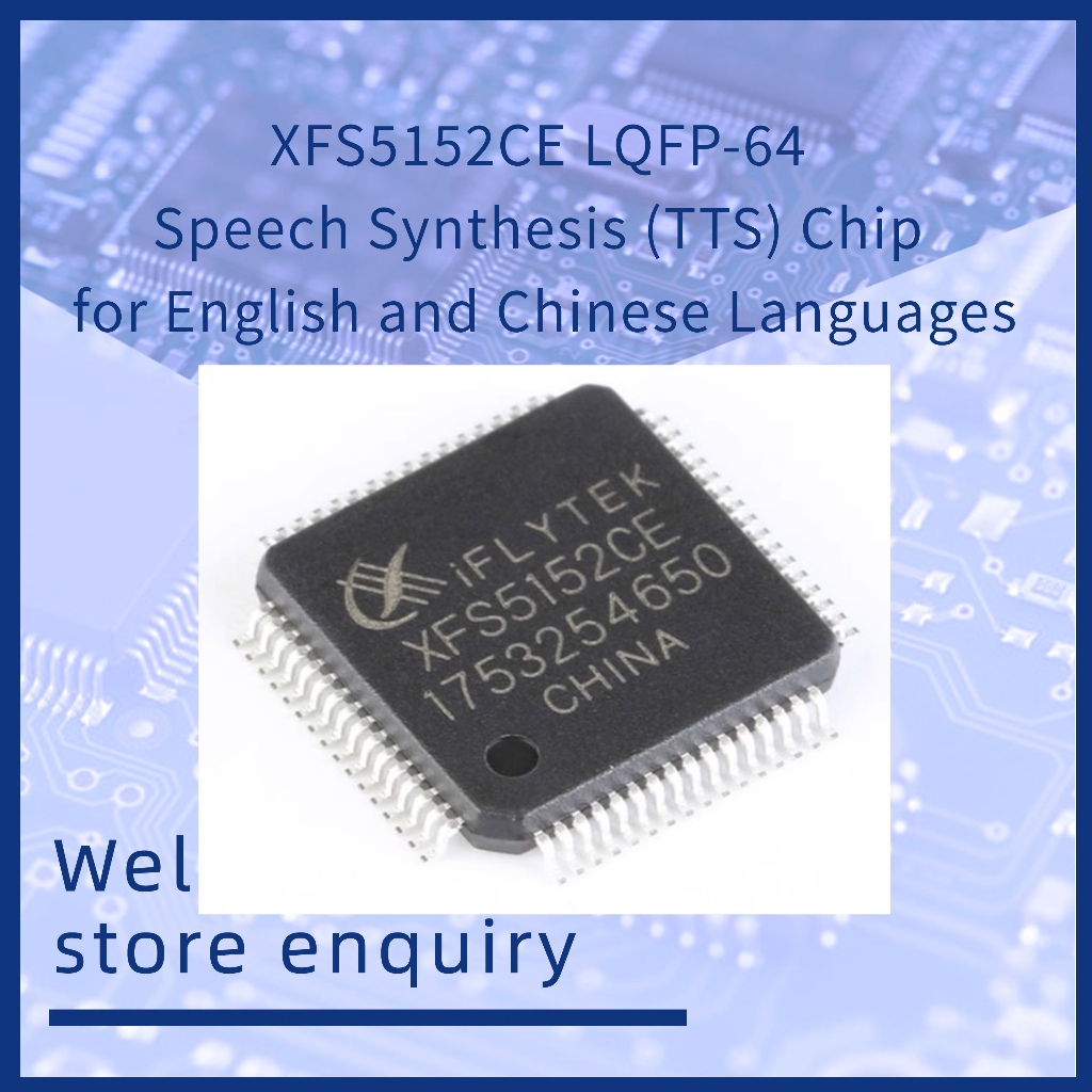 XFS5152CE LQFP-64 Speech Synthesis (TTS) Chip for English and Chinese ...
