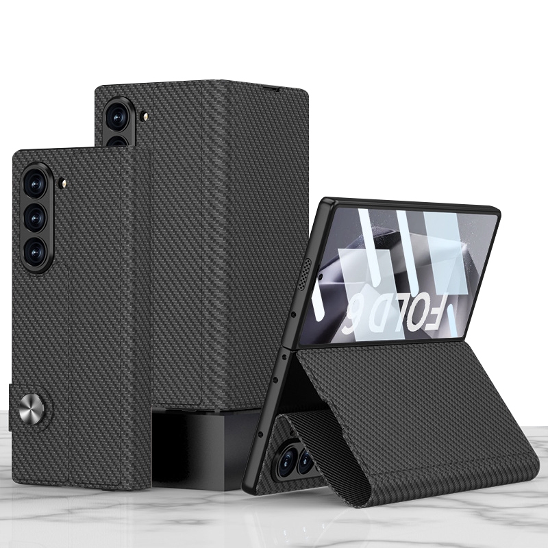 For Samsung Galaxy Z Fold 6 case with stand Fold6 cover with glass ...