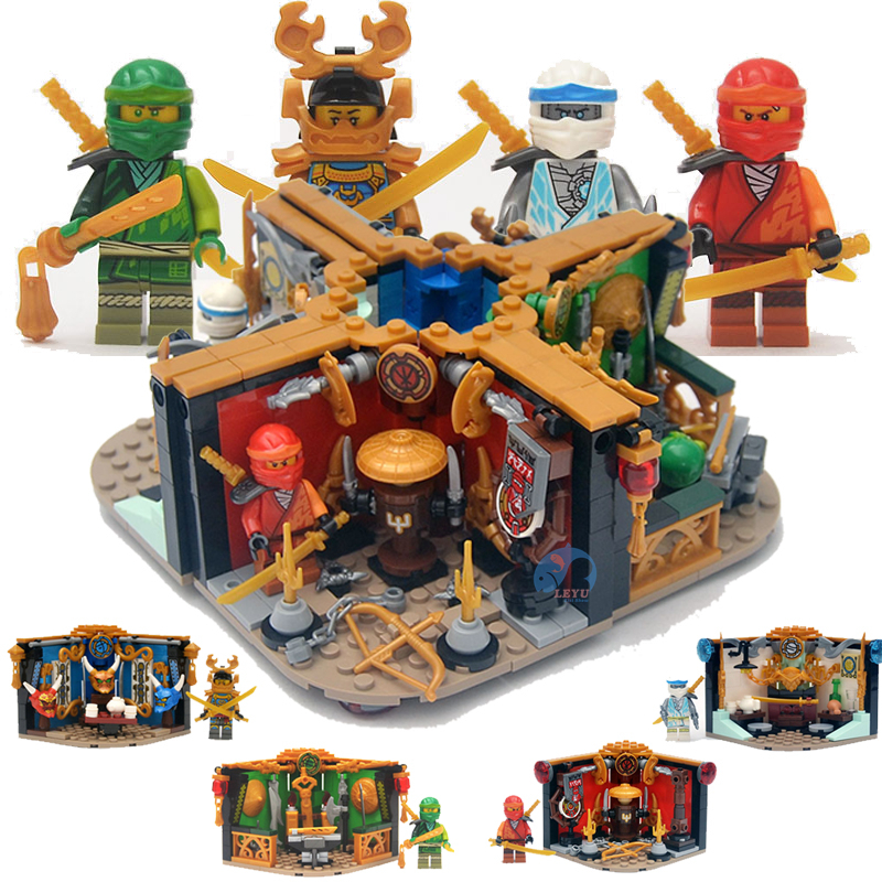4in1 Ninjago Dragons Rising Spinjitzu Ninja Temple Training Center ...
