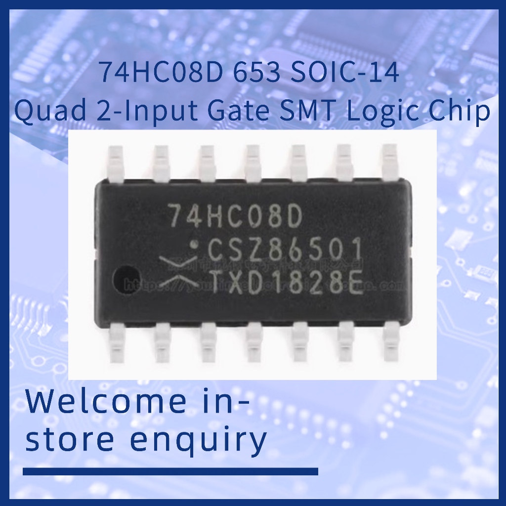 74HC08D 653 SOIC-14 Quad 2-Input Gate SMT Logic Chip | Shopee Philippines