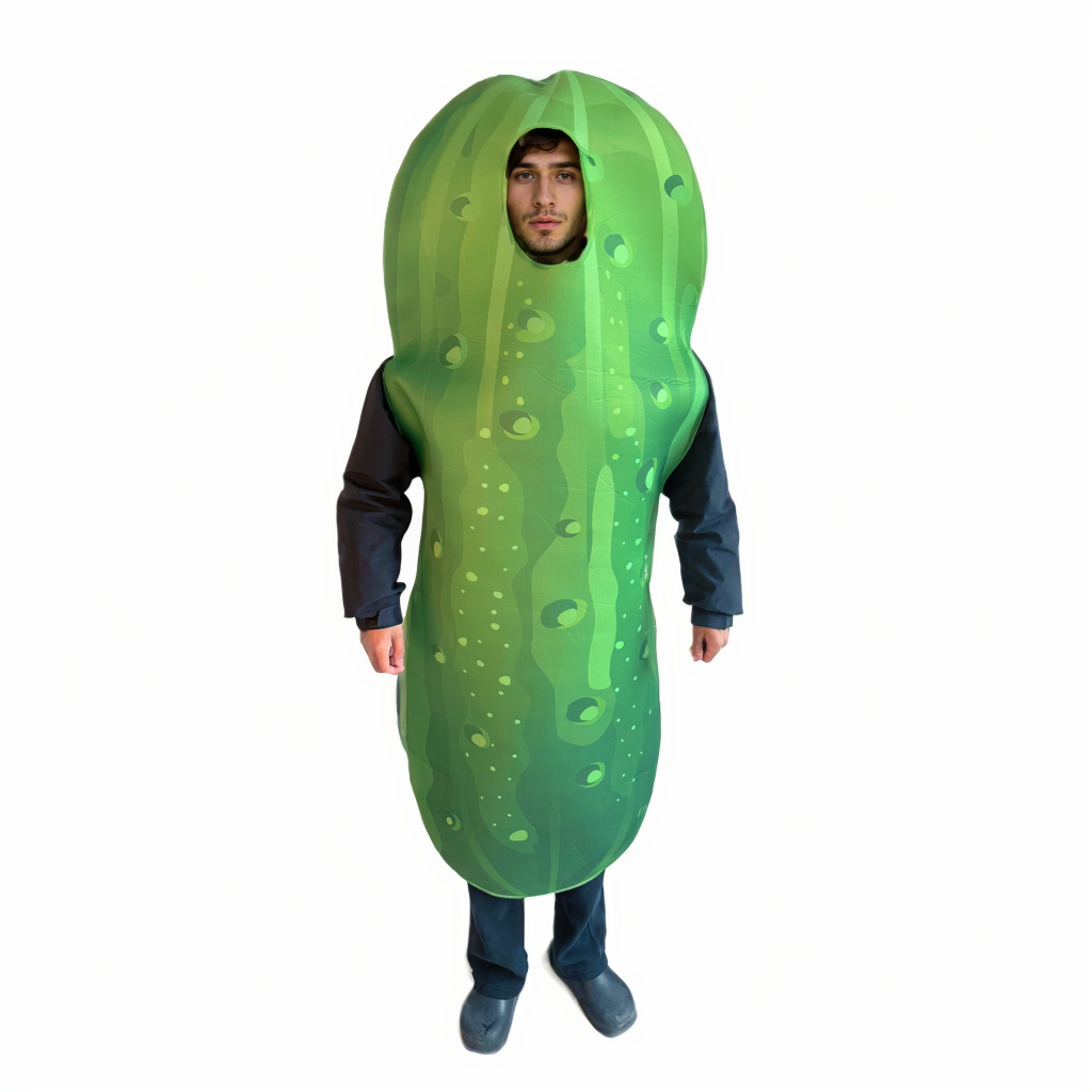 Funny Cucumber Costume for Adults Veg Cosplay Costume for Parties ...