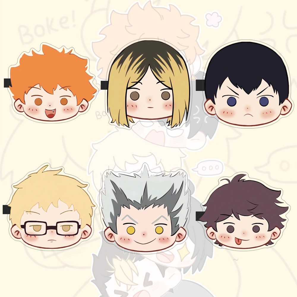 Acrylic Hair Clips Haikyu Cute Cartoon Girl Anime Hair Pins Hair ...