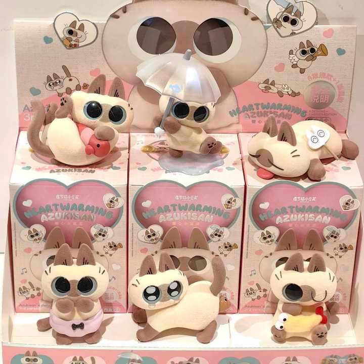 Azuki Can Azukisan Blind Box ver3 Cute doll Cat Figures Toys Handmade ...