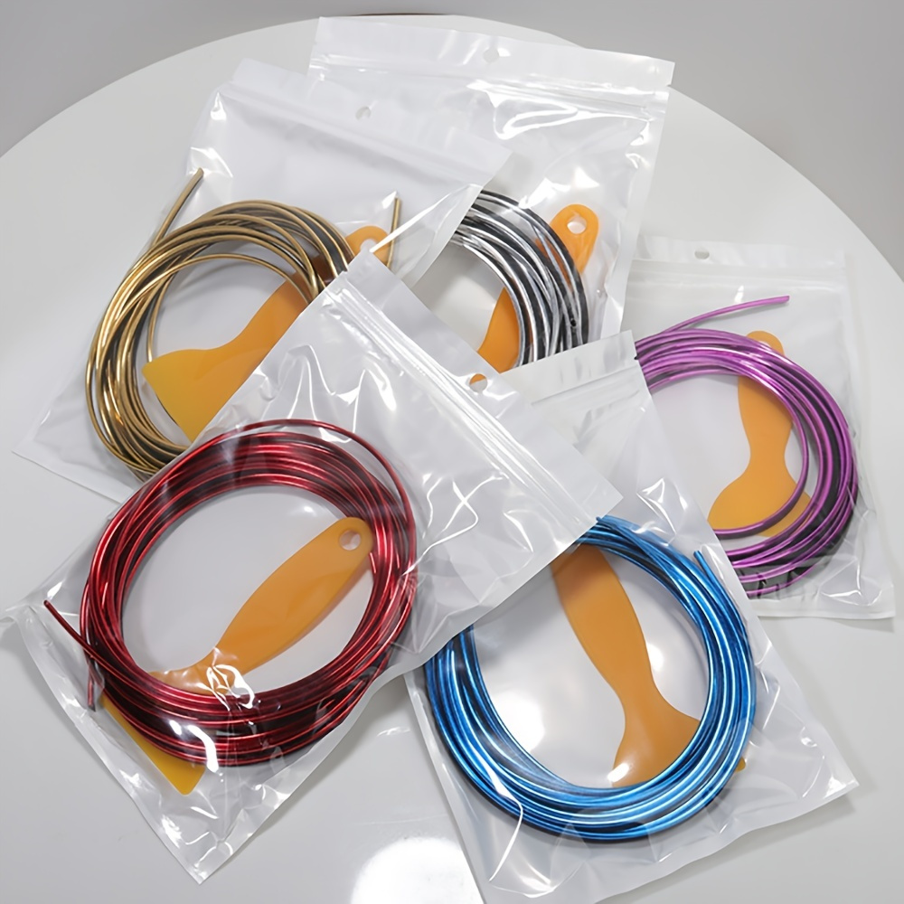 5m Universal Car Trim Strips Molding Line Decorative Car Interior ...