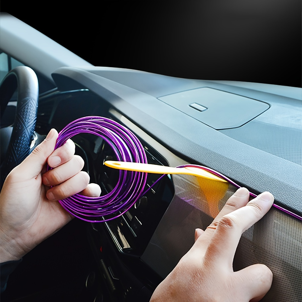 5m Universal Car Trim Strips Molding Line Decorative Car Interior ...