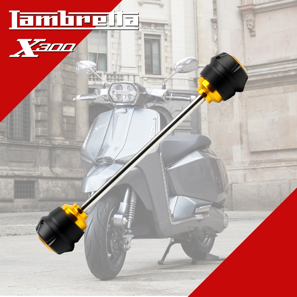 Motorcycle Accessories for Lambretta x300 aluminum alloy Front Axle ...
