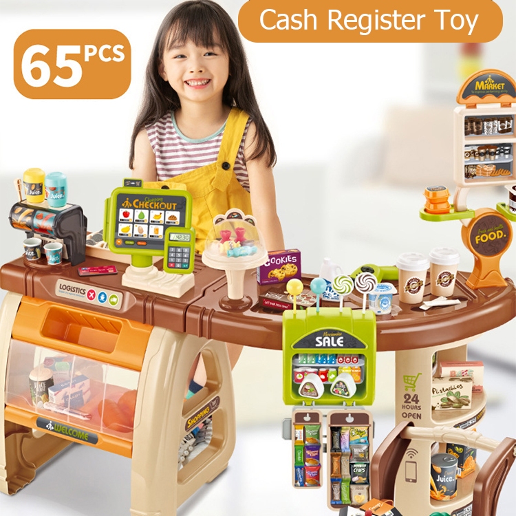 Local Delivery Cashier Toys for Kids Girl Supermarket Toy Set Play Set ...
