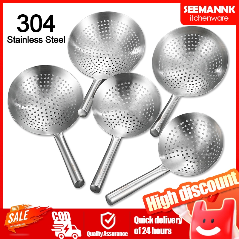30cm Oil colander Stainless steel thickened Kitchen tools strainer ...