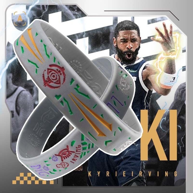 Kyrie Irving A11EVEN Tribal Rune Tattoo Baller Band Sports Rubber ...