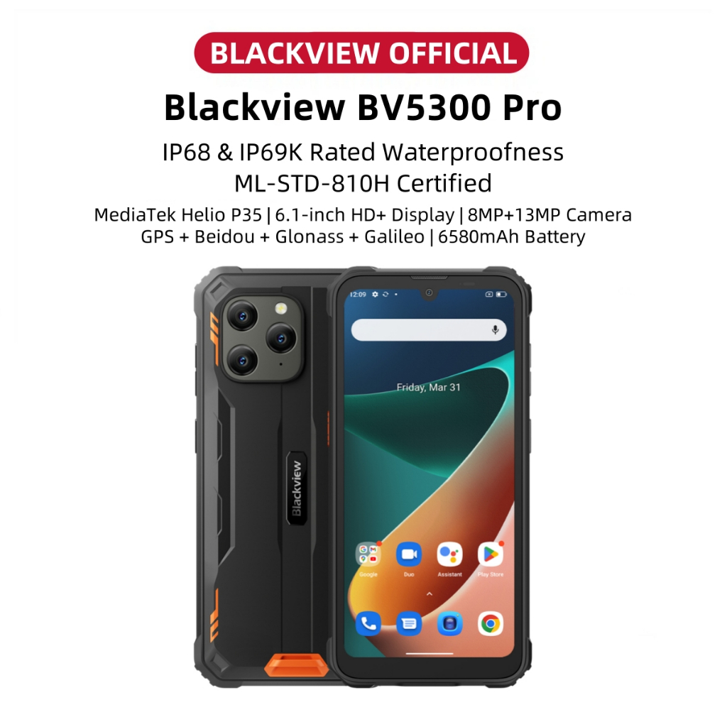 Blackview BV5300 Pro Rugged Smartphone Android (6.1'' / 4GB + 64GB) | Shopee Philippines