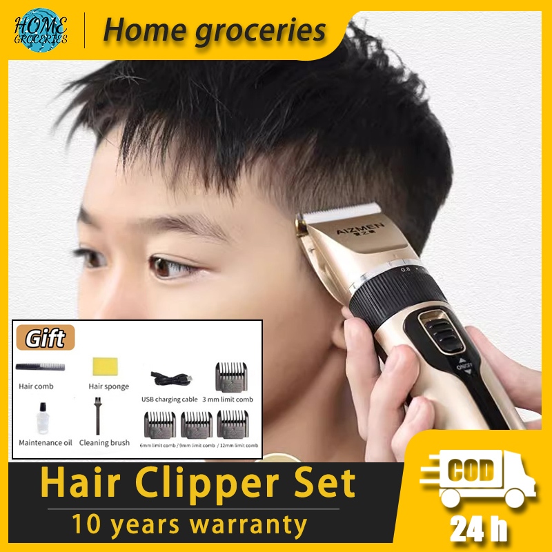 Electric Hair Clipper USB Rechargeable Razor Clipper Shaver Cutter Hair ...