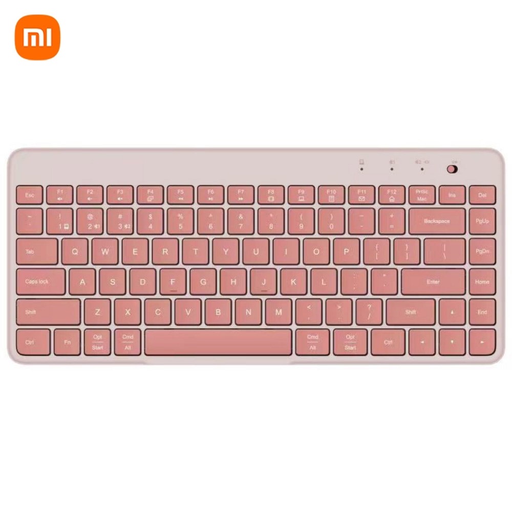 Original Xiaomi Portable Dual-mode keyboard micro-curved key Wireless ...