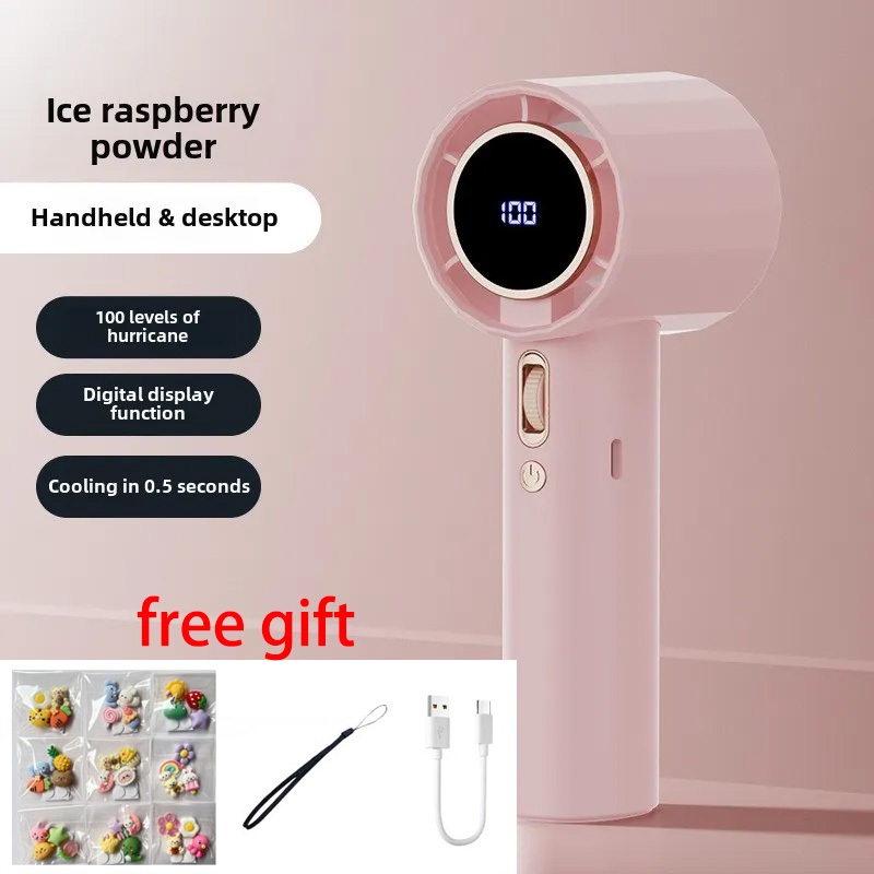 hang-held fan 100 speed charging, mobile ice fan, high speed USB ...