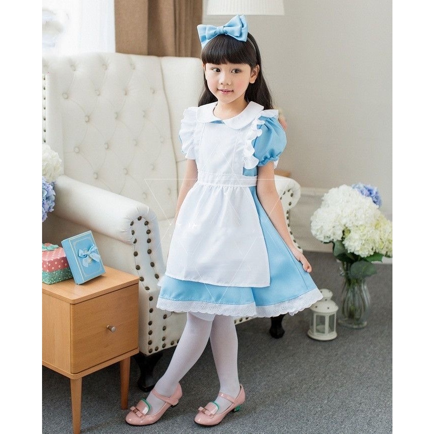 Alice in Wonderland Costumes for Girl Cinderella Maid Costume Cosplay ...