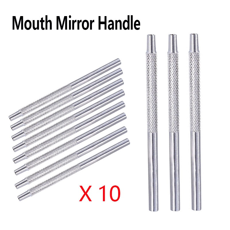 5Pcs 10pcs 10pcs Universal Mouth Mirror Handle Stainless Steel Checking ...