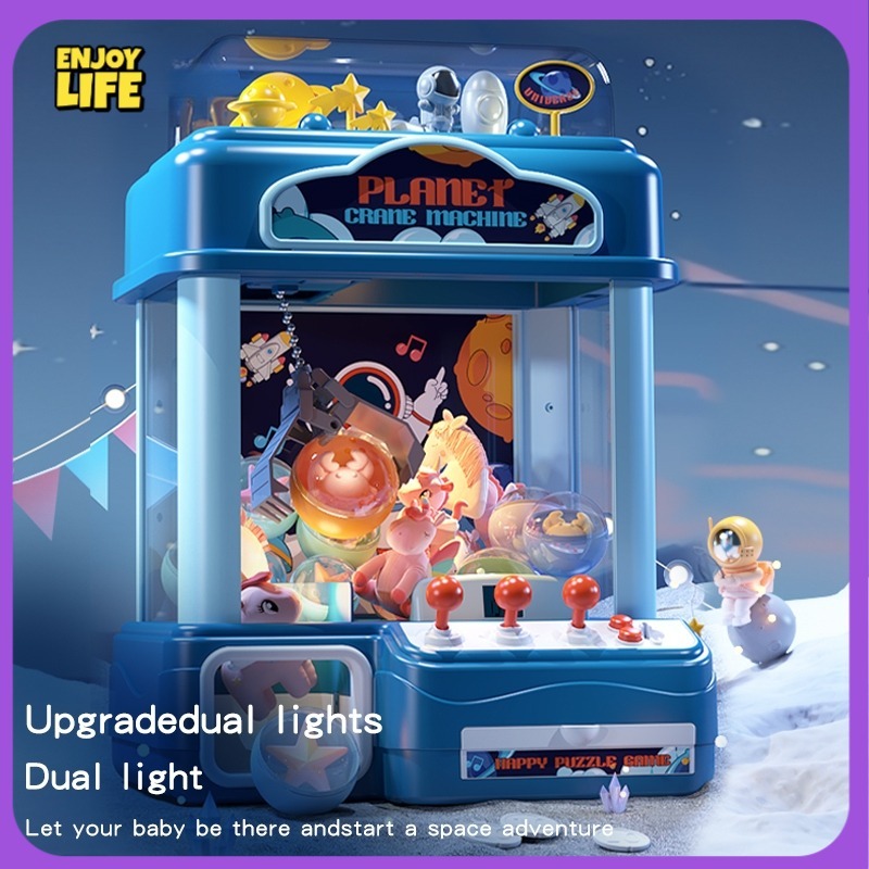 【EnjoyLife】Kids Claw Machine Toy 46 Pcs Glowing Unicorn Large Doll ...