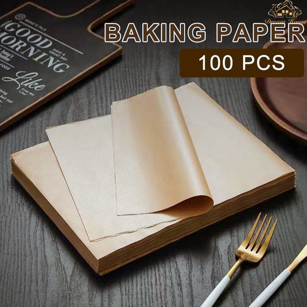 100Pcs Disposable Baking Papers Thickened Wrapping Paper Non-stick ...