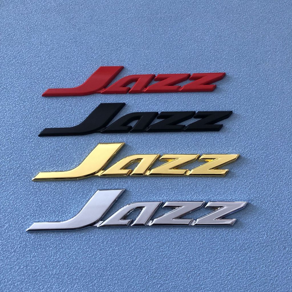 JAZZ Metal Car Logo Suitable for Honda Overseas Version Fit Modified ...