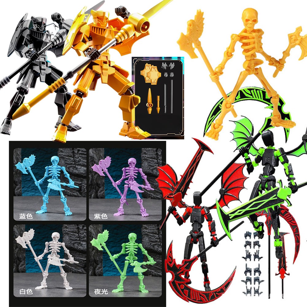 Dummy 13 Action Figure Lucky 13 Mini Lucky 3d Printed Dummy 13 ...