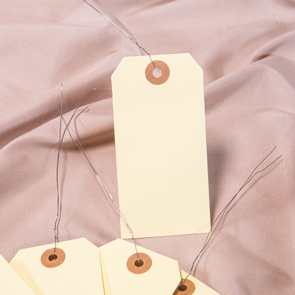 【READY STOCK】100 Pcs Shipping Label Blank Tags for Packaging Manila ...