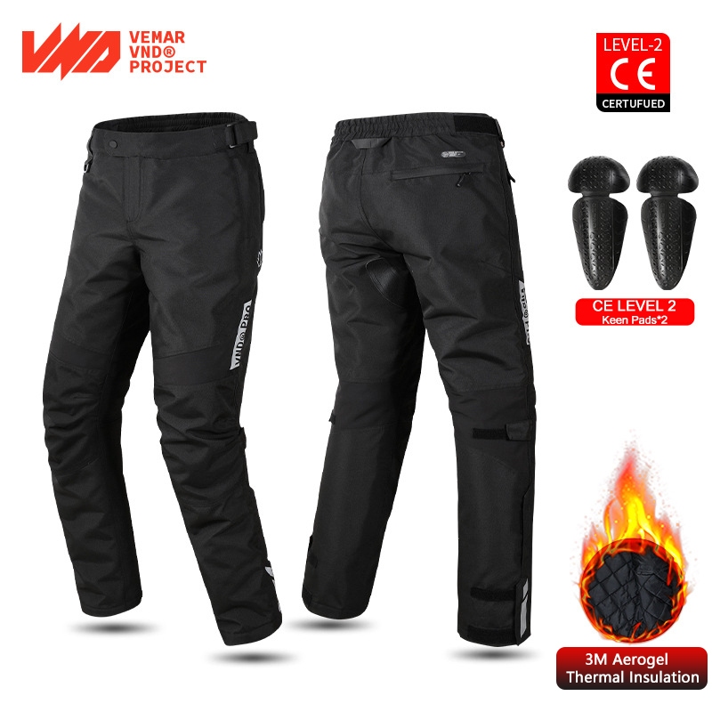 VND Winter Warmer Motorcycle Pants Windproof Quick Disassembly Quick ...