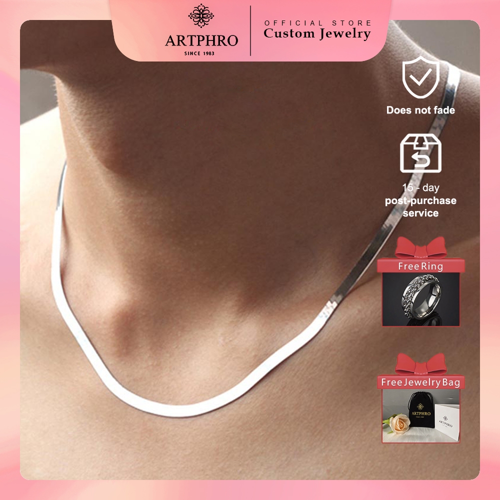 [ARTPHRO] Snake bone-shaped necklace for Women and Men | Shopee Philippines