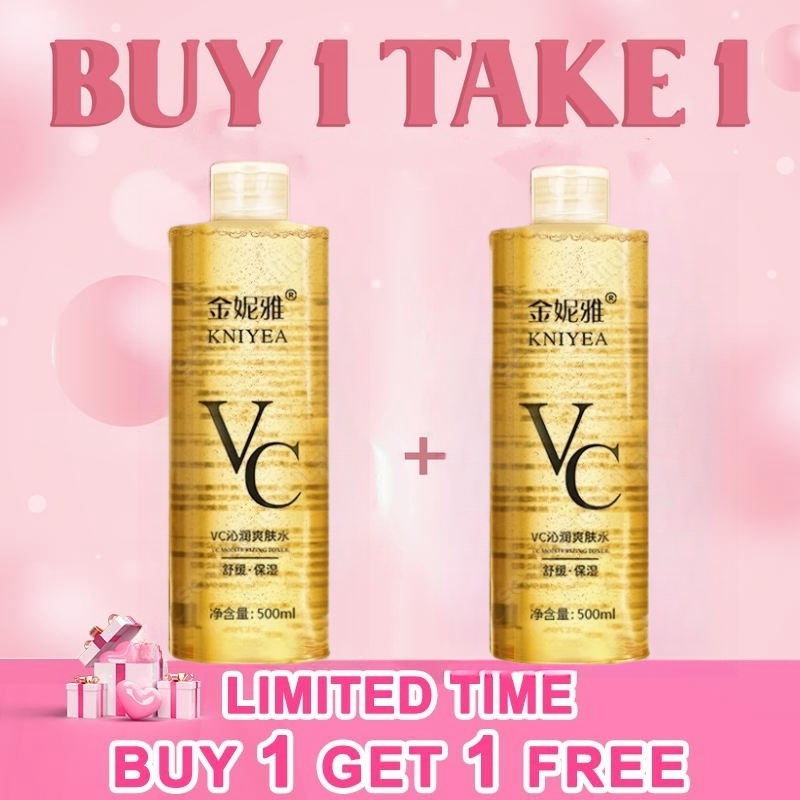 Buy 1 Take 1 Vitamin C Toner 500ML Intensive Whitening Toner Essence Remove Melasma Acne Pimple ...