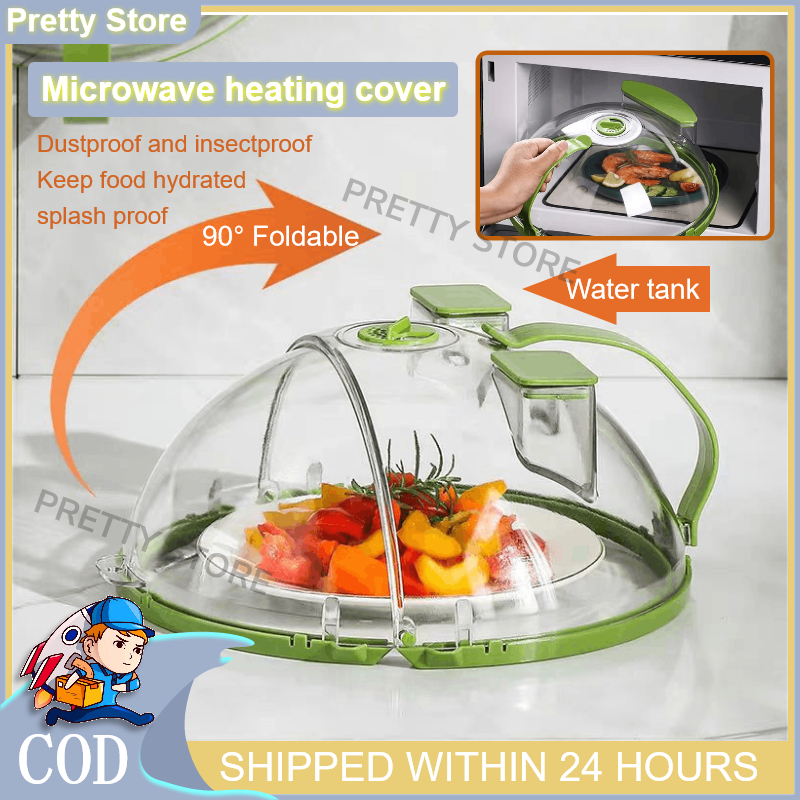 Foldable splash proof cover for microwave duty-proof heating food ...