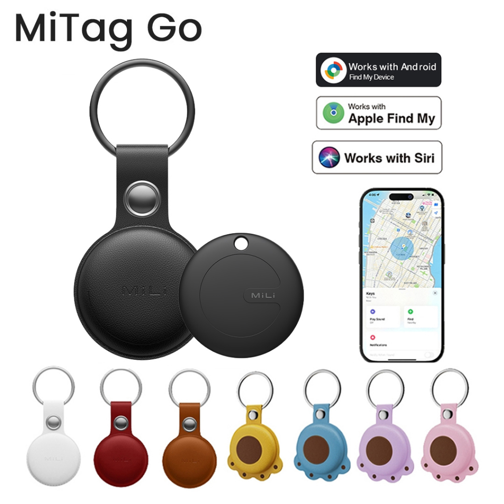 MiLi MiTag (IOS & Android) Go GPS Bluetooth Tracker For Android Keys Finder and Pet Locator ...
