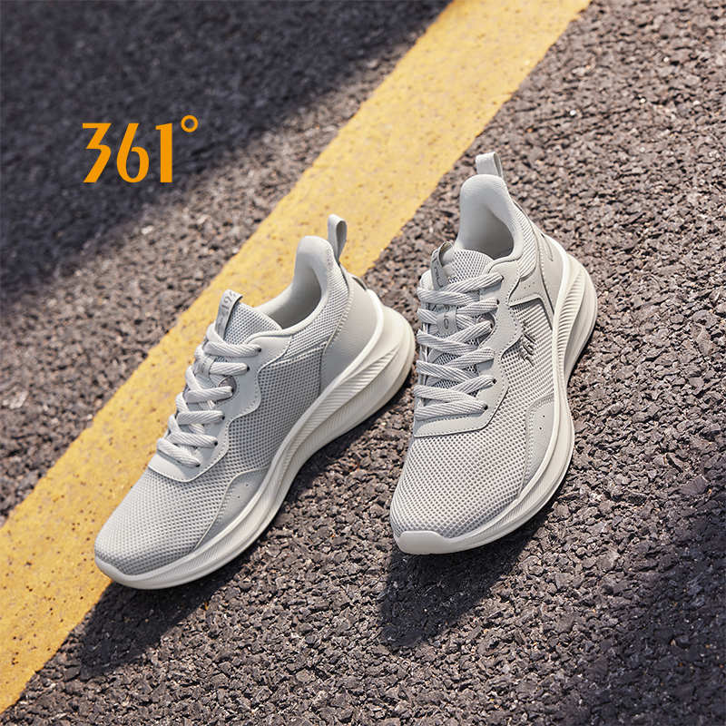 361 Degrees Fengye Men Women Running Shoes Breathable Mesh Shock Absorption Lightweight ...