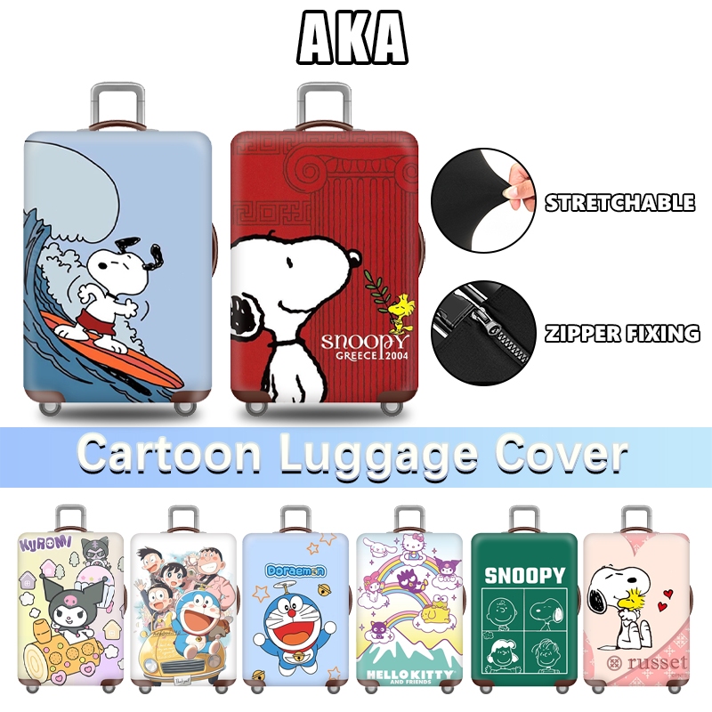Luggage Cover Protector Medium Elastic 18inch Suitcase Cover Cartoon ...