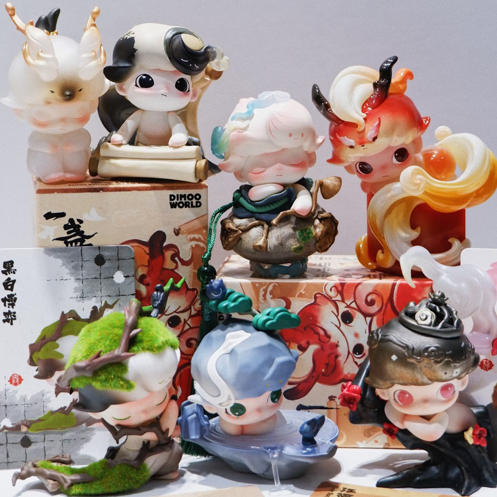 [Genuine] POPMART DIMOO Stories in the Cup Confirmed Figure Doll ...