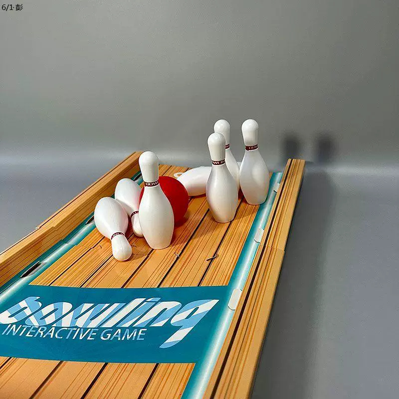2-person bowling toy for children aged 3-6 years, play with family ...